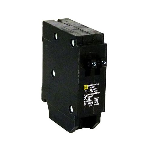 Square D HOMT1515 1-Pole 15 Amp Molded Case Circuit Breaker