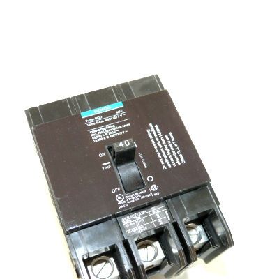 Siemens BQD340 3-Pole 40 Amp Molded Case Circuit Breaker