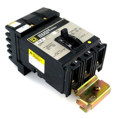 Square D FC34030 3-Pole 30 Amp Molded Case Circuit Breaker