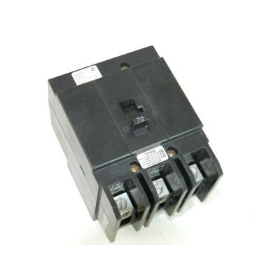 Cutler Hammer GHB3070 3-Pole 70 Amp Molded Case Circuit Breaker ...